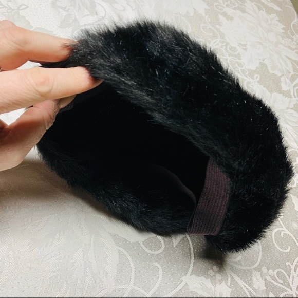 Accessories | Vintage Black Mink Scrap Paperboy Style Hat 195s | Poshmark